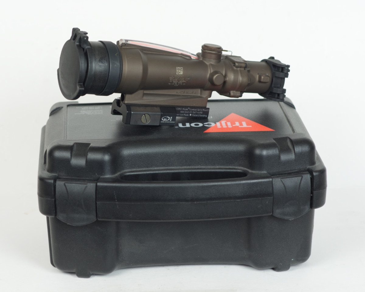 FS: Trijicon ACOG TA11-D-100251 FDE anodize, red horseshoe reticle for ...