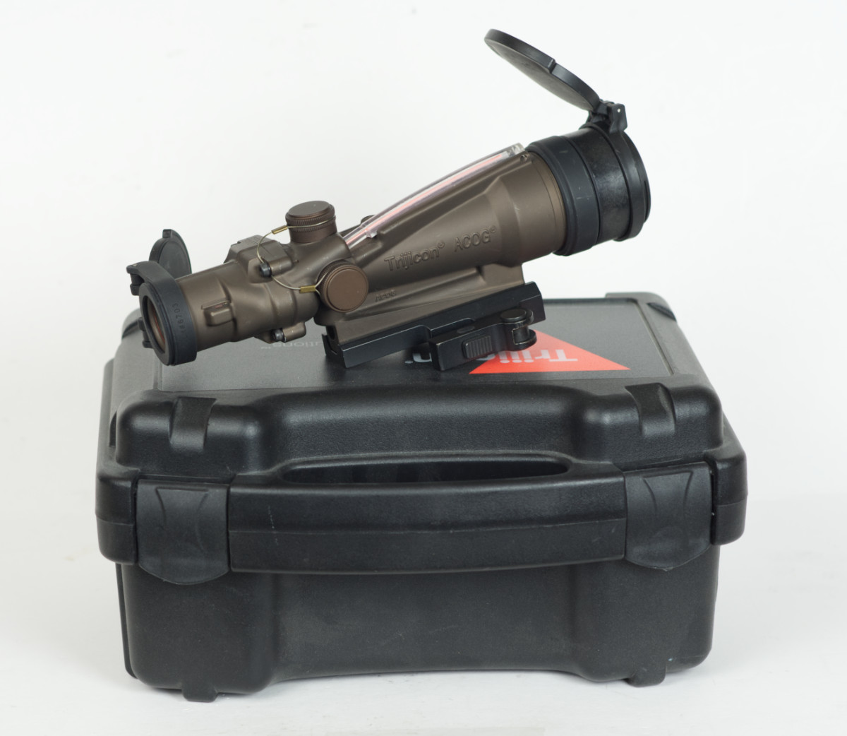 FS: Trijicon ACOG TA11-D-100251 FDE anodize, red horseshoe reticle for ...